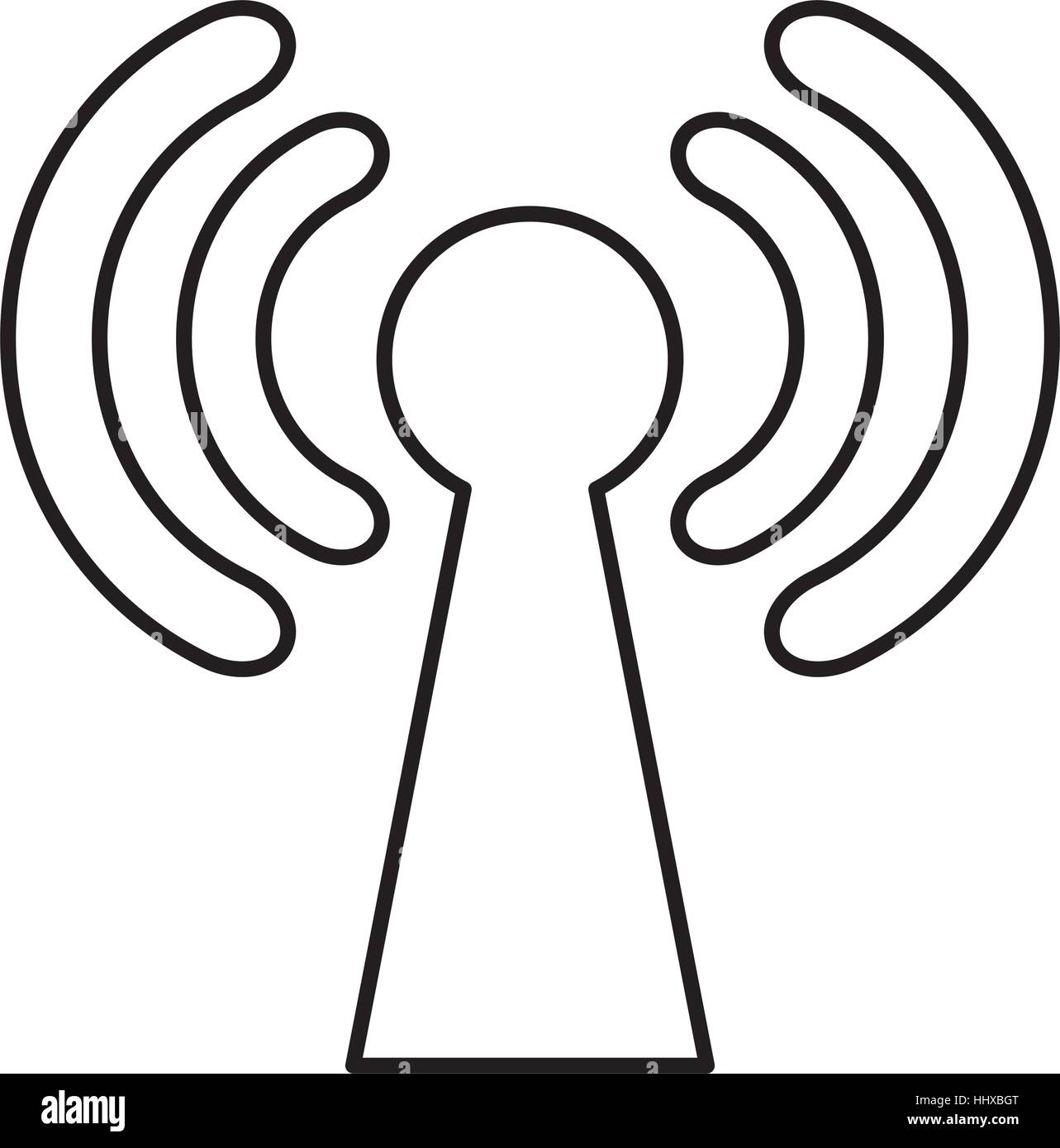 wifi connection service icon vector illustration design Stock Vector ...