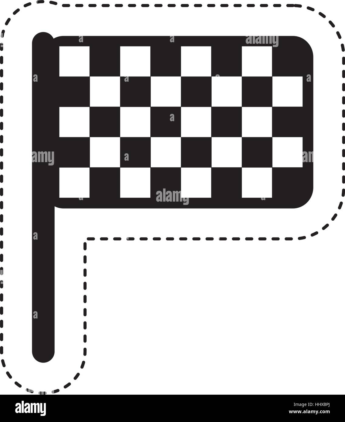 finish flag location icon vector illustration design Stock Vector Image ...