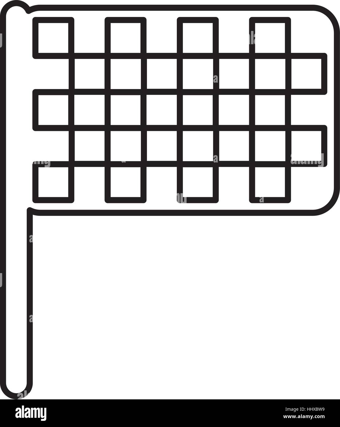 finish flag location icon vector illustration design Stock Vector Image ...