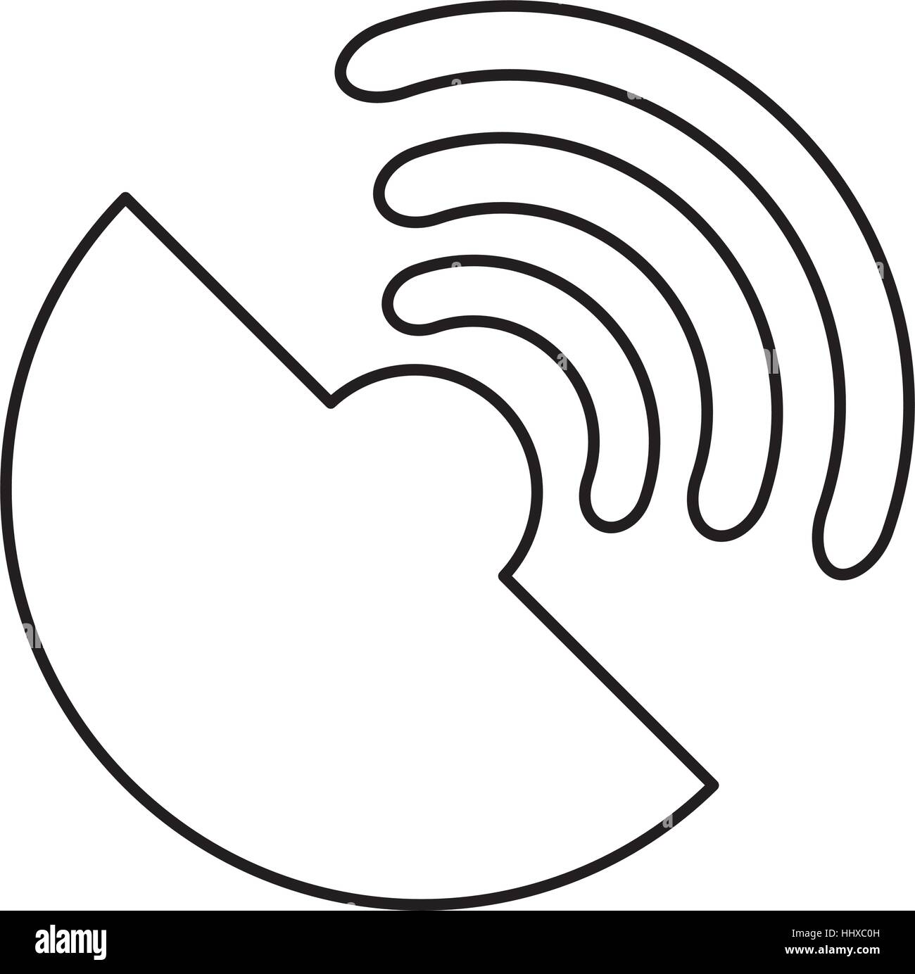 wifi connection service icon vector illustration design Stock Vector ...