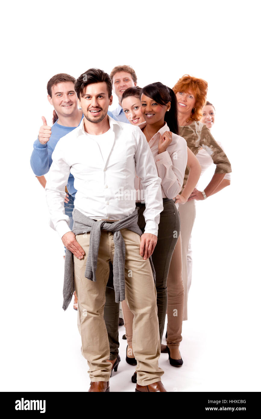 woman, cooperator, teamwork, blue-collar employee, team, section ...