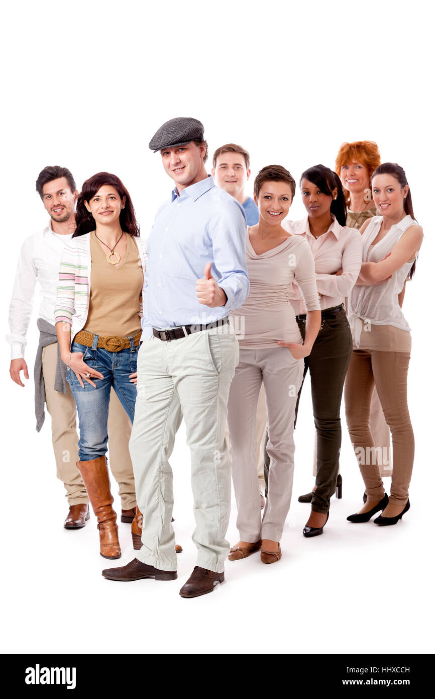woman, cooperator, teamwork, blue-collar employee, team, section ...