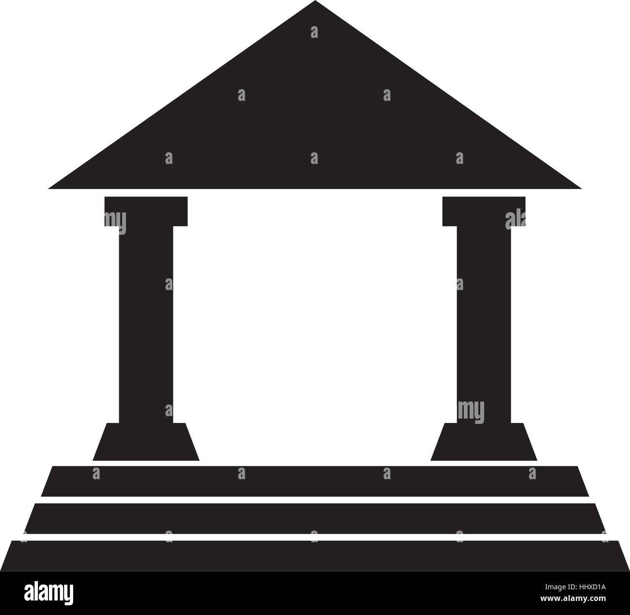 house court isolated icon vector illustration design Stock Vector Image ...