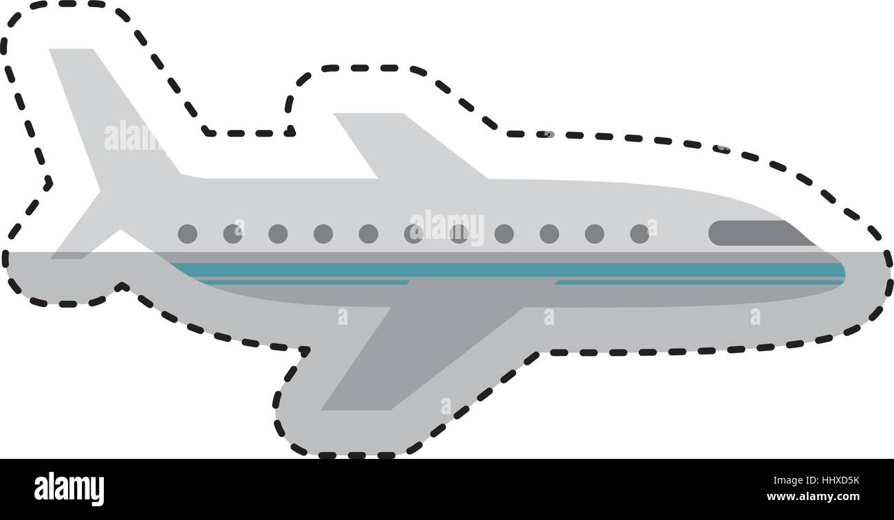 airplane fly isolated icon vector illustration design Stock Vector ...