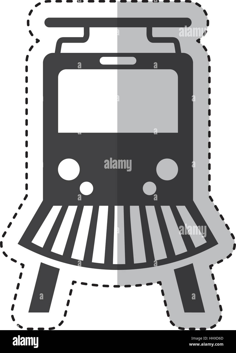 train silhouette isolated icon vector illustration design Stock Vector ...