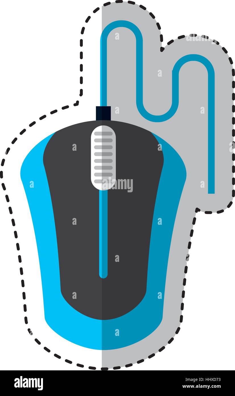 computer mouse isolated icon vector illustration design Stock Vector ...