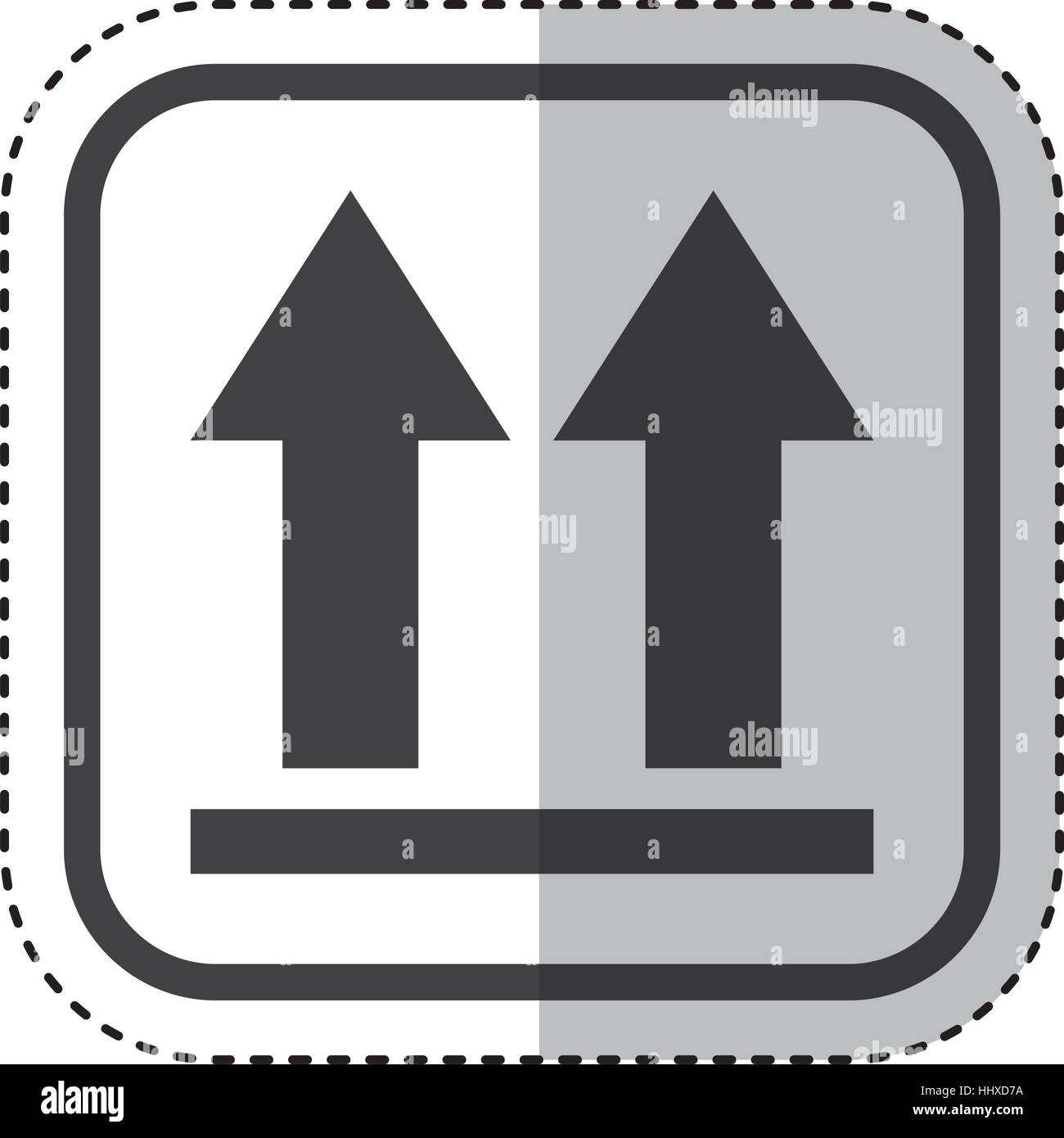 arrows side up icon vector illustration design Stock Vector Image & Art ...