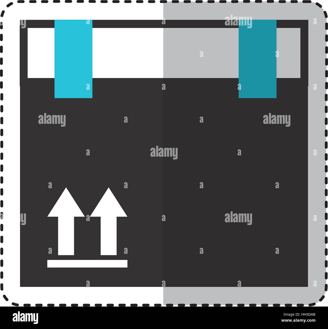 carton box packing icon vector illustration design Stock Vector Image ...