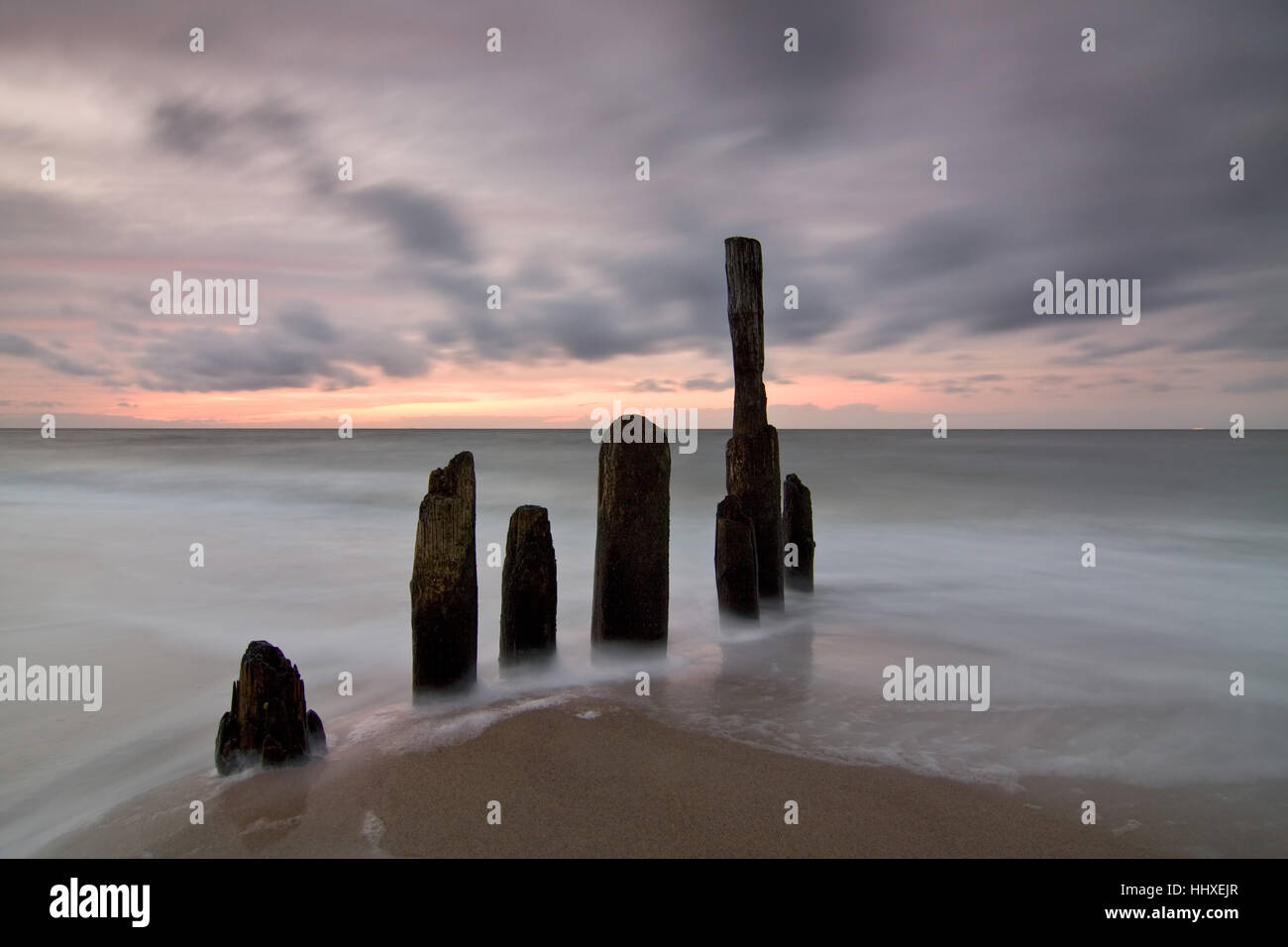 groynes in the baltic sea Stock Photo - Alamy