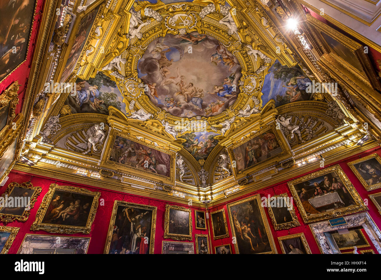 FLORENCE, ITALY, OCTOBER 28, 2015 : interiors and architectural details ...