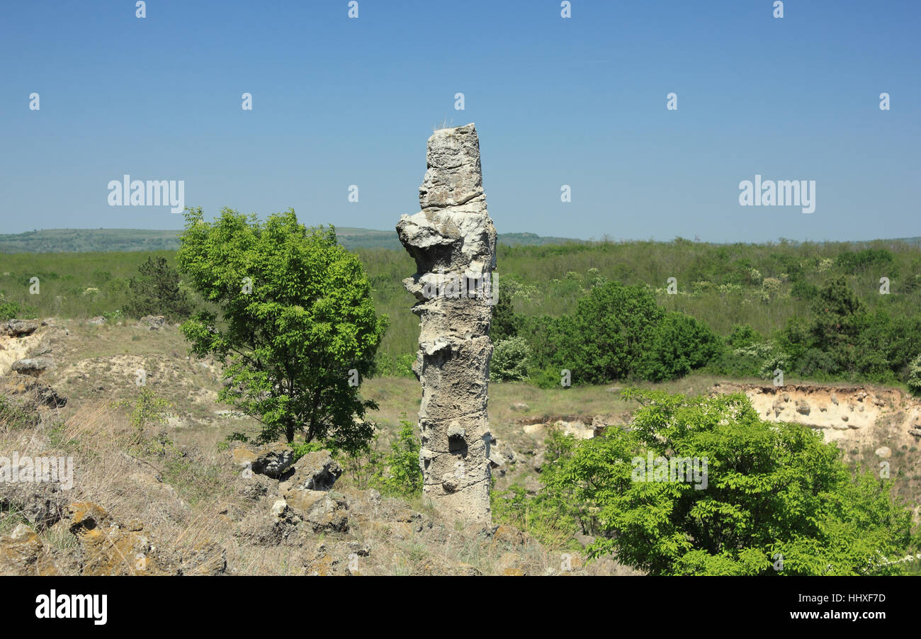 Stone field phenomenon Stock Photo - Alamy