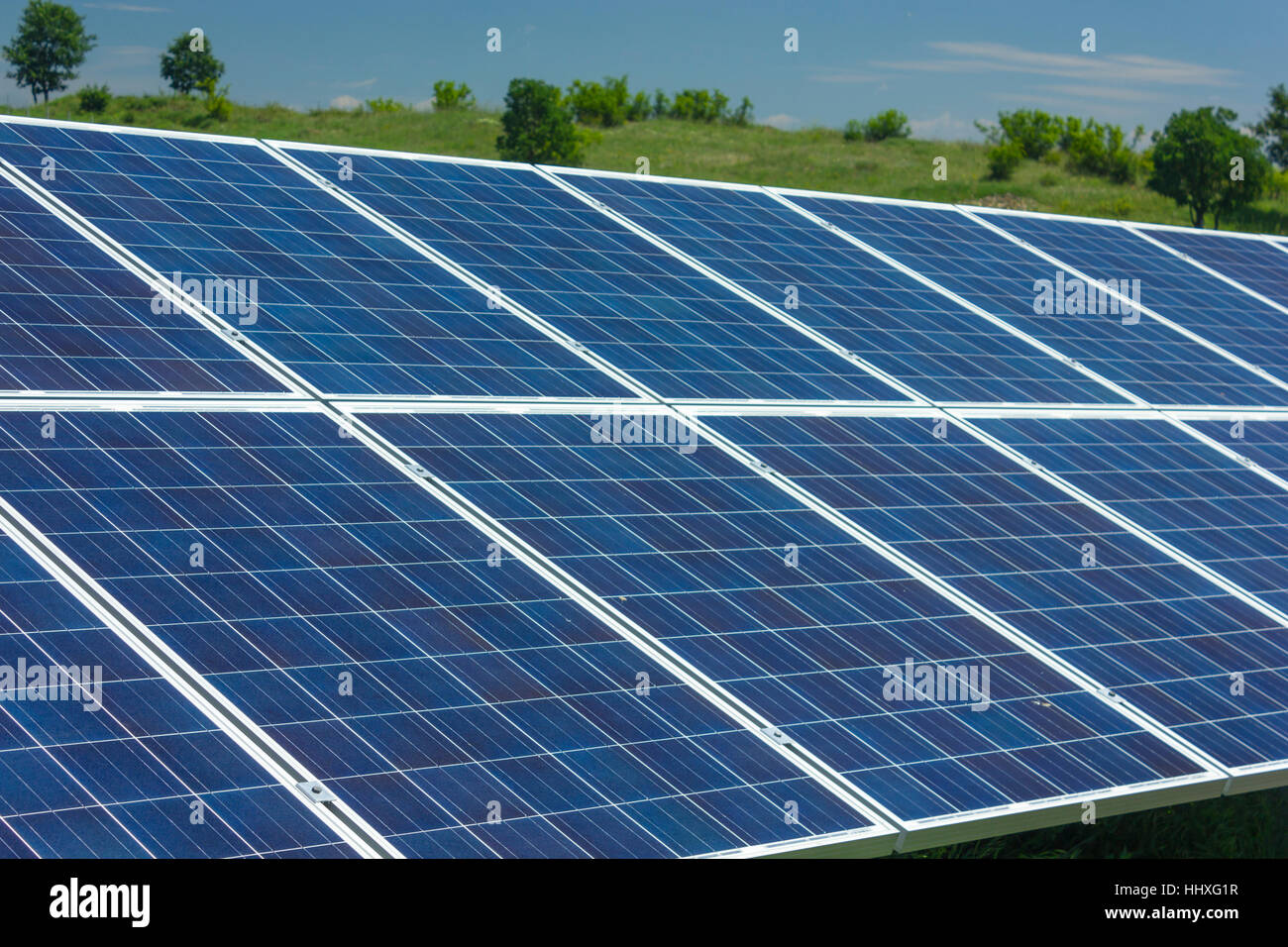 Solar panels closeup Stock Photo - Alamy