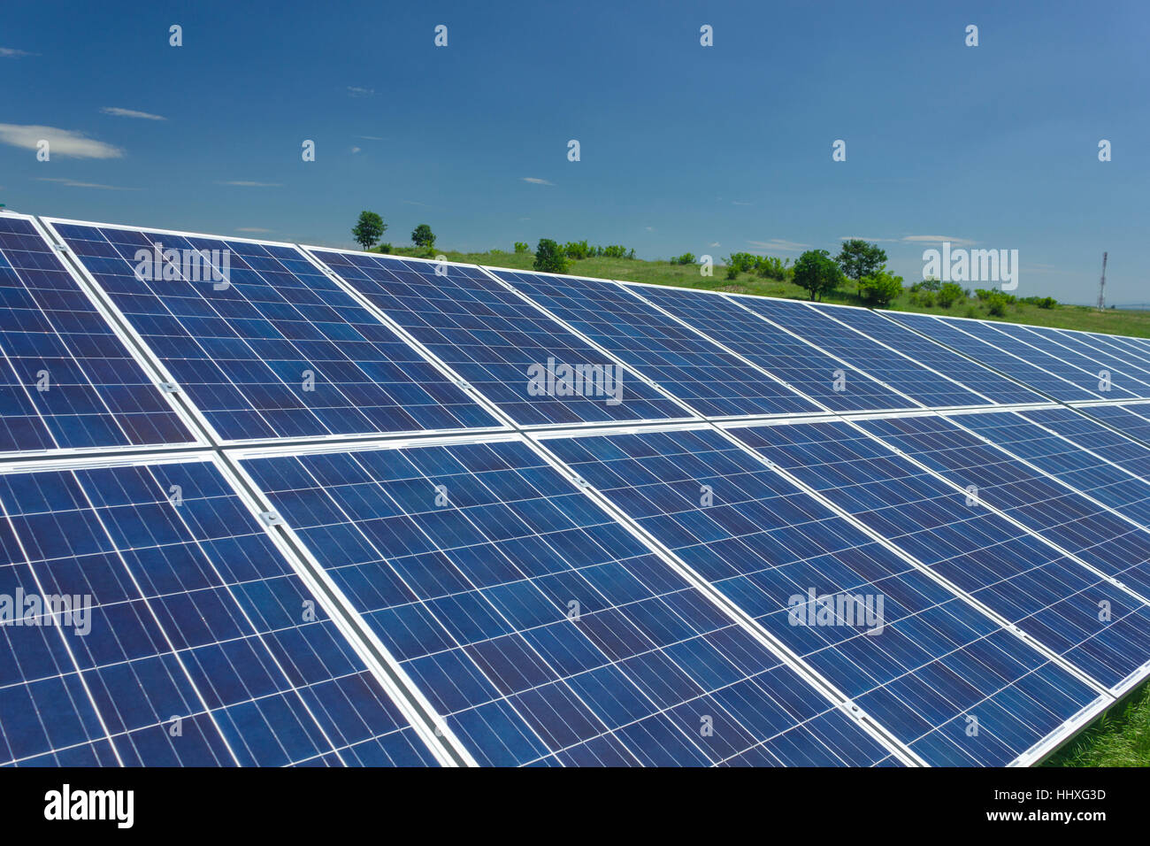 Solar panels closeup Stock Photo - Alamy