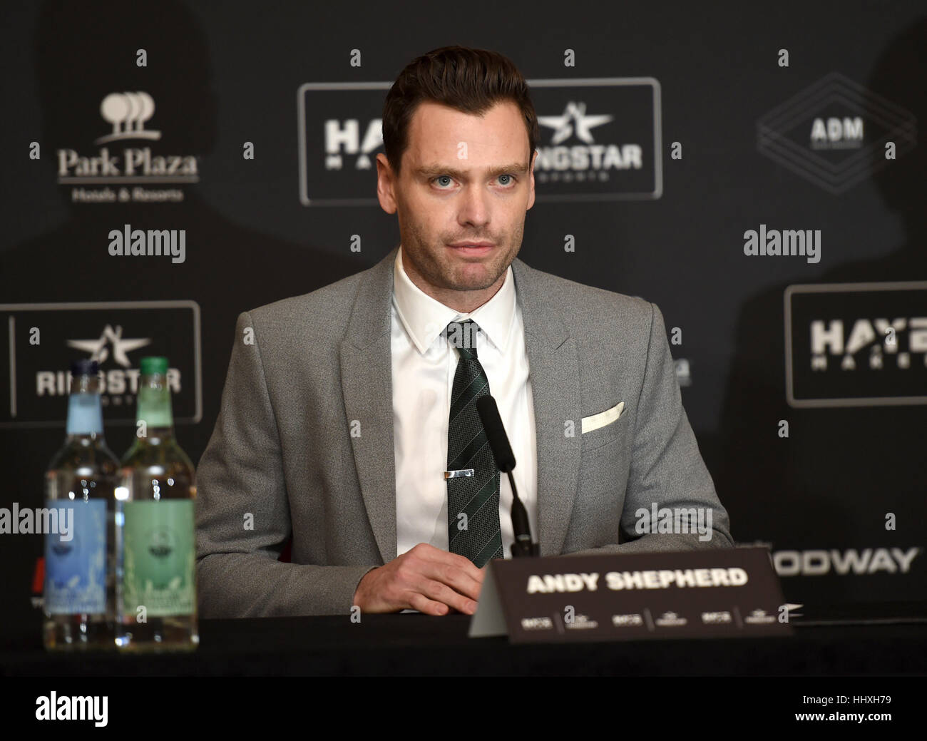 Andy Shepherd during a press conference to announce the launch of ...