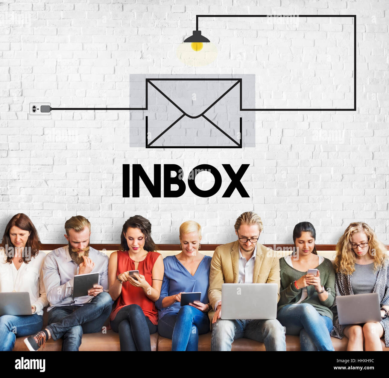 E-mail Message Inbox Communication Concept Stock Photo - Alamy