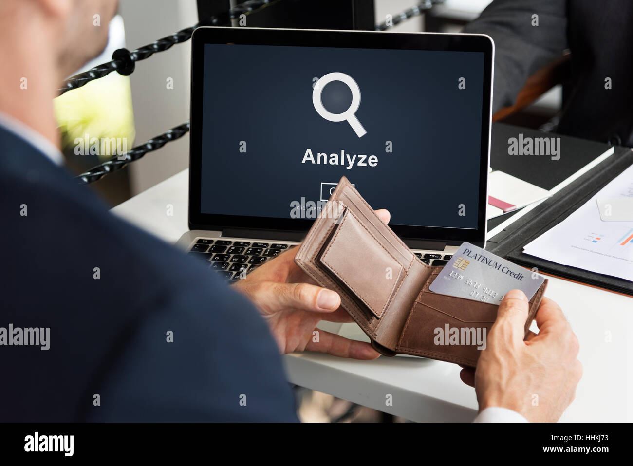 Analyze Research Work Strategy Concept Stock Photo - Alamy
