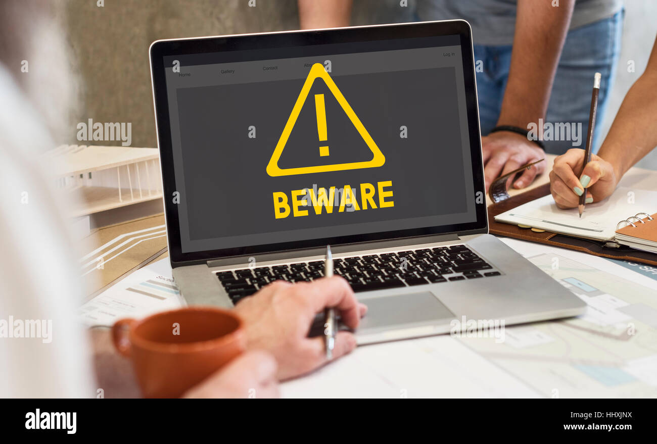 Danger ALert Warning Notification Beeware Reminder Exclamation Concept ...