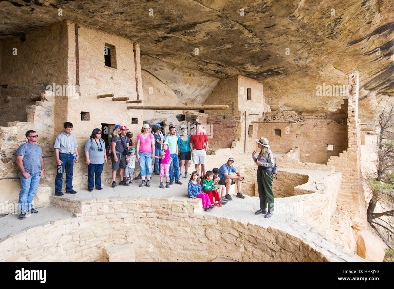 Balcony House cliff dwelling, Mesa Verde National Park, New Mexico, USA ...