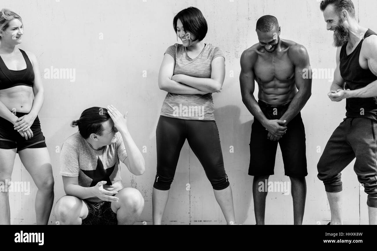 Active People Sport Workout Concept Stock Photo - Alamy