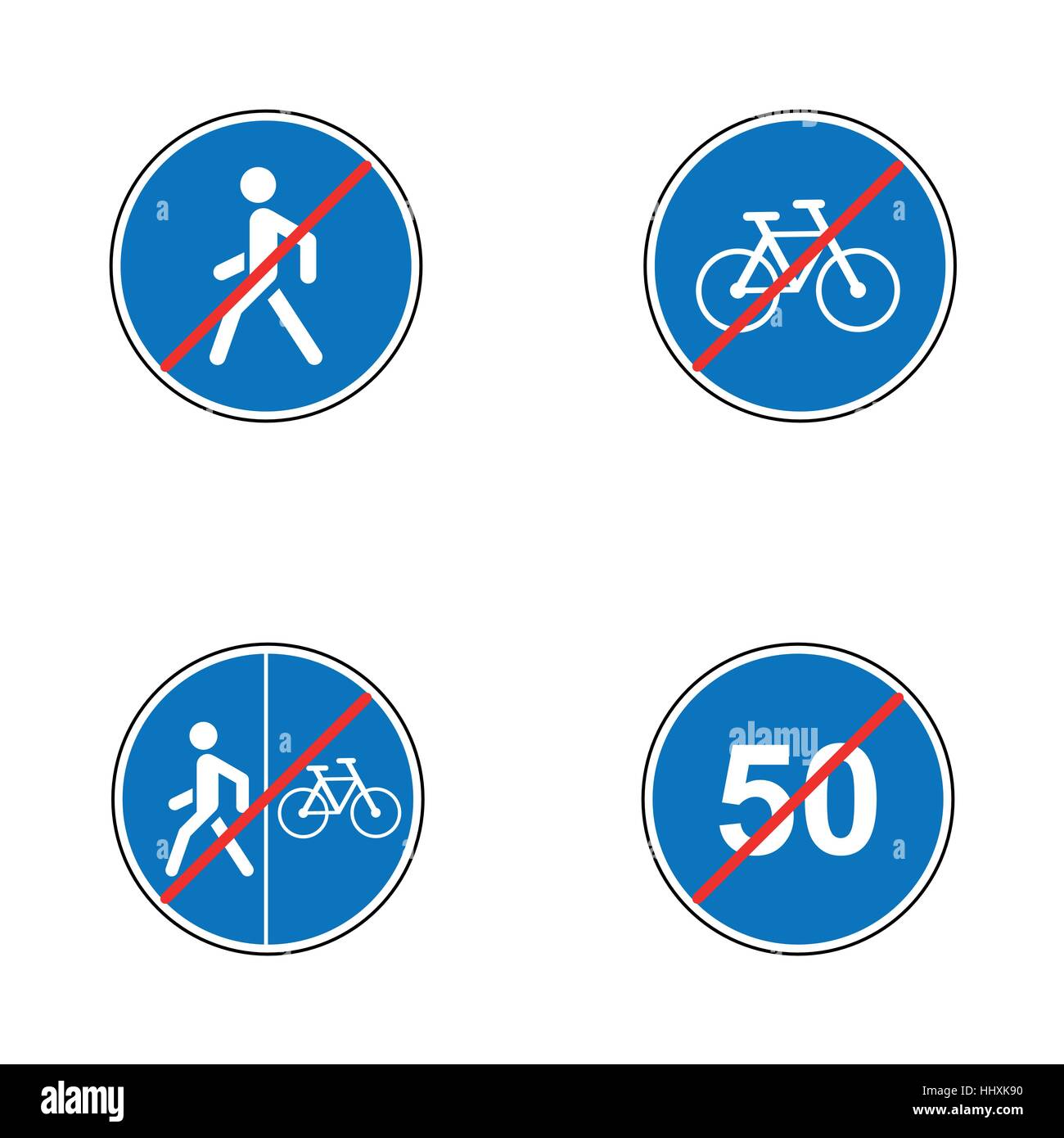 Set of road signs. Signboards. Collection of traffic signs. Vector ...