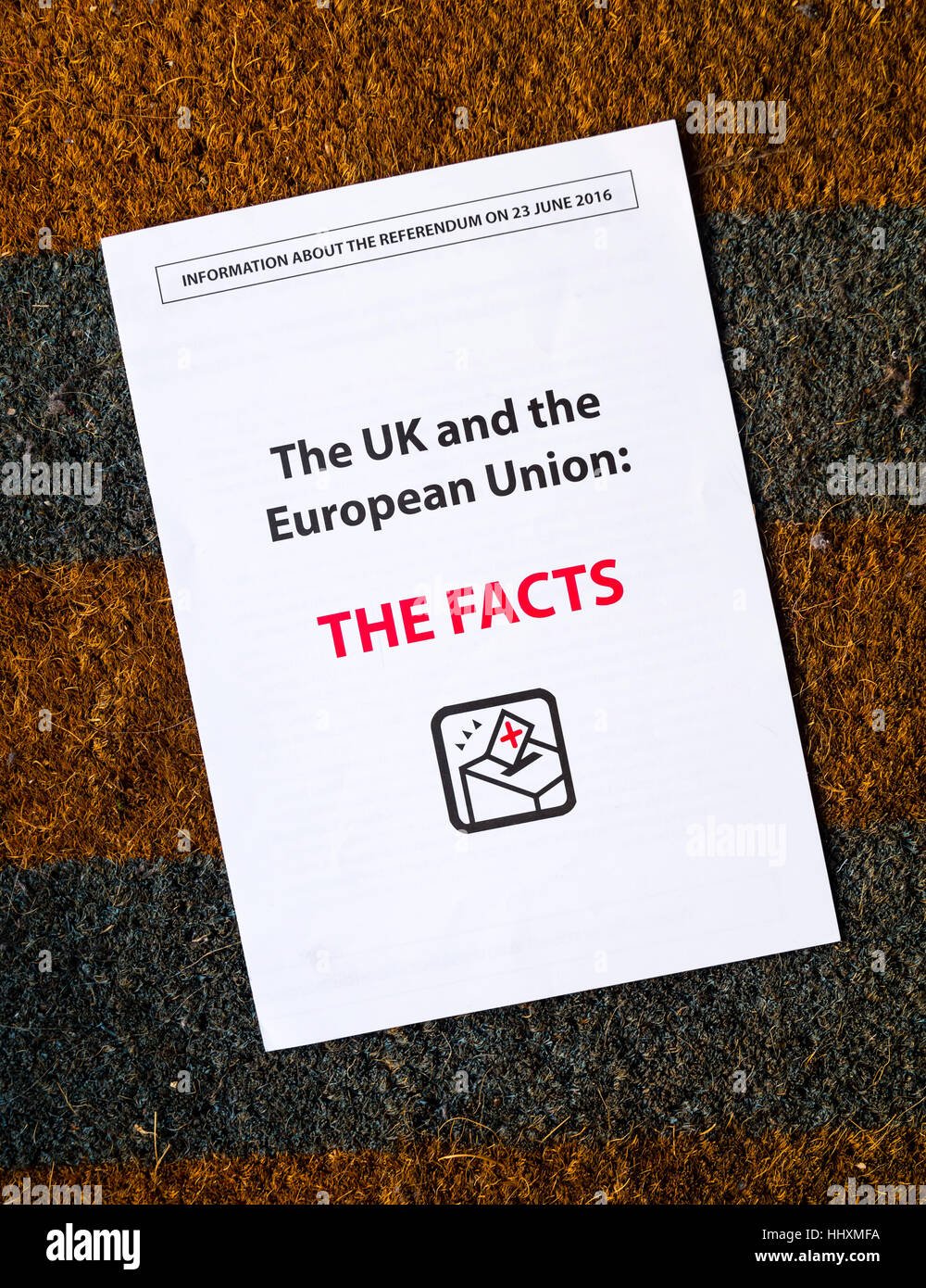 Ballot booklet hi-res stock photography and images - Alamy