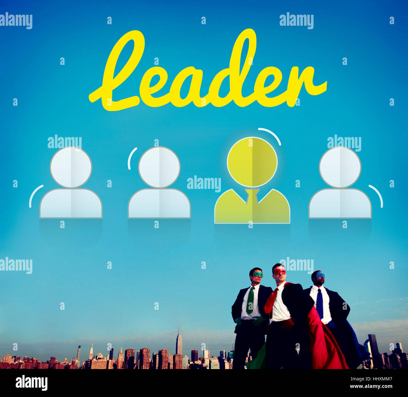 Partnership Corporate Team Leader Font Concept Stock Photo - Alamy