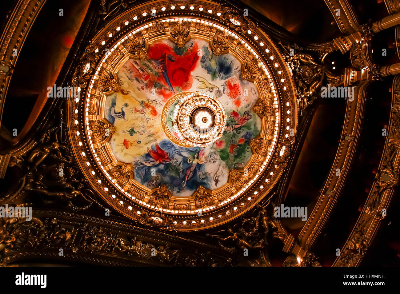 Garnier opera paris chagall hi-res stock photography and images - Alamy