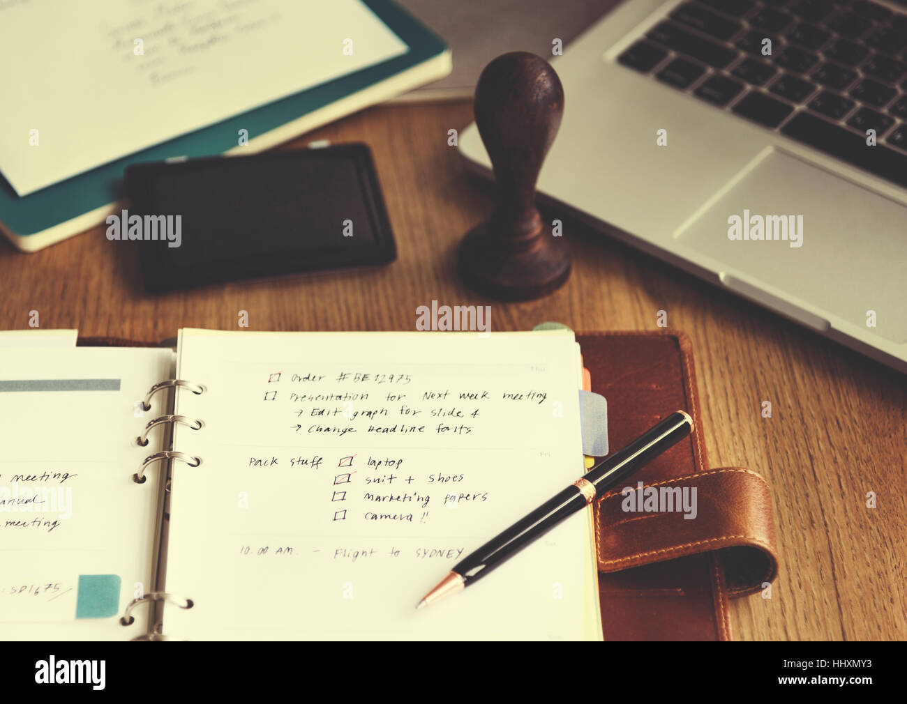 List Memo To-Do Task Target Tactics Vision Concept Stock Photo - Alamy