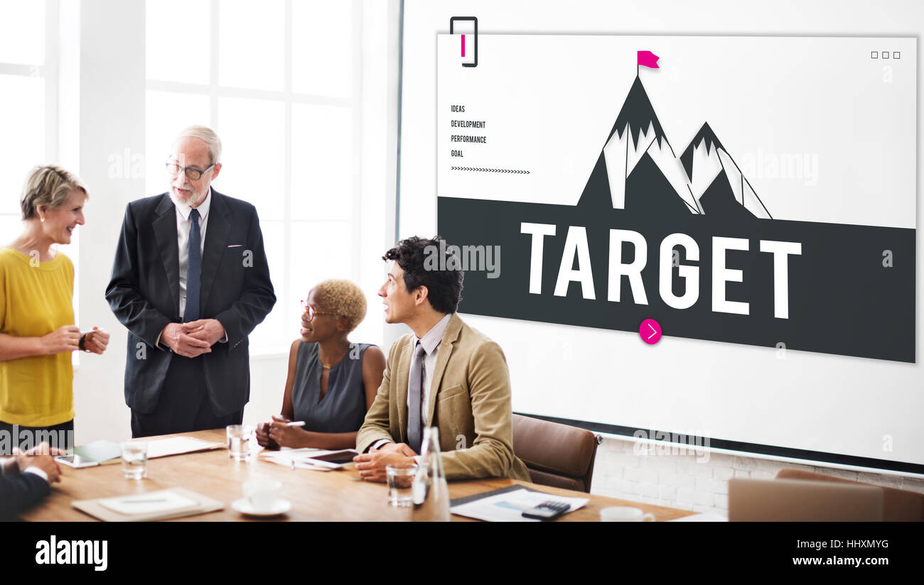 Challenge Target Improvement Strategy Concept Stock Photo - Alamy