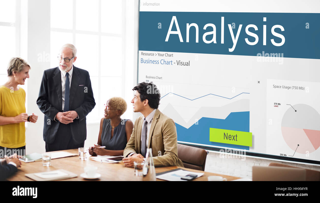 Business Strategy Graph Analysis Marketing Concept Stock Photo - Alamy