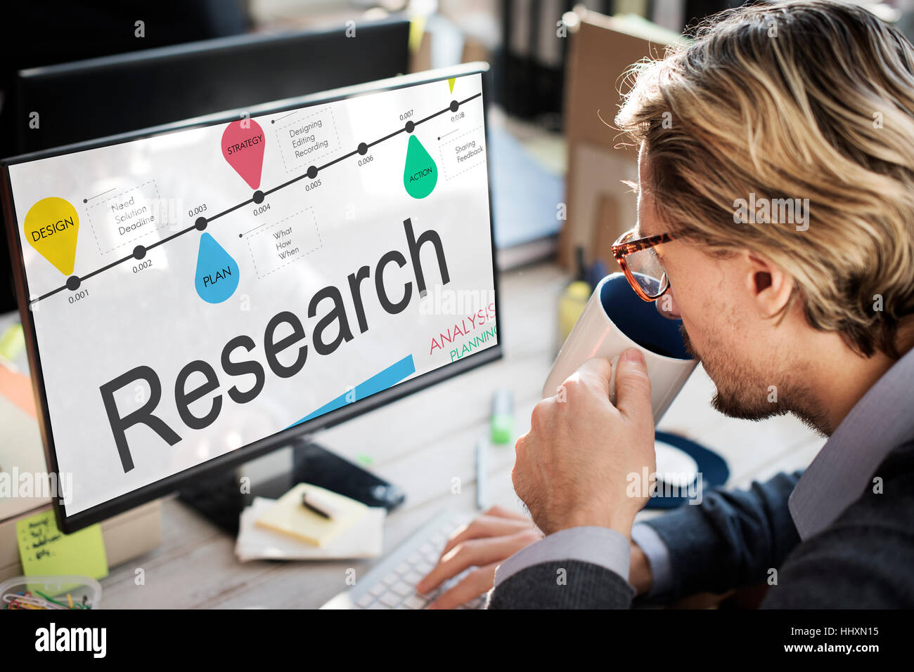 Statistics Research Results Progress Concept Stock Photo - Alamy