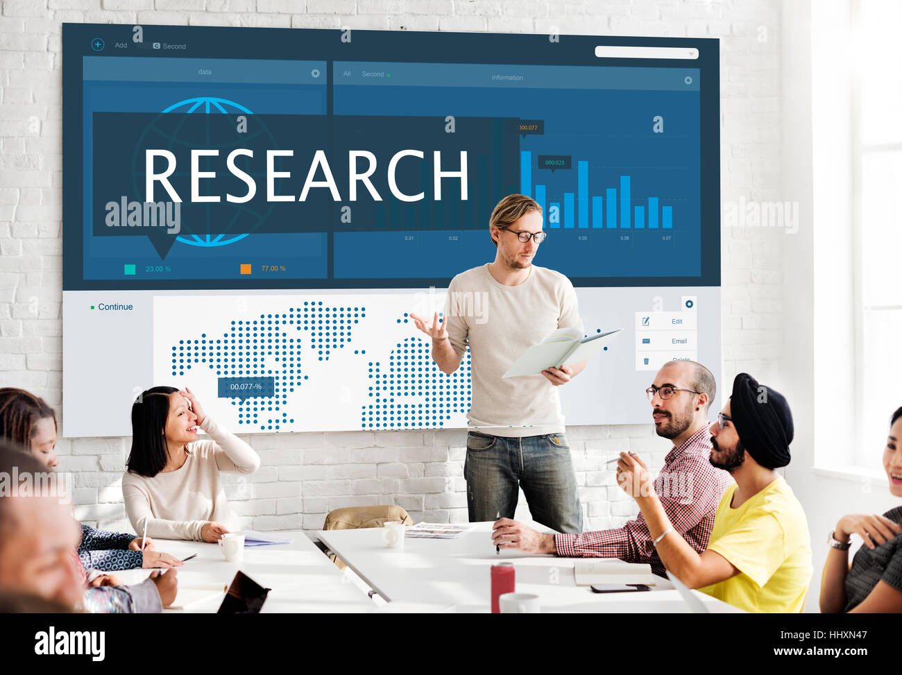 Marketing Research Business Startup Organization Concept Stock Photo ...