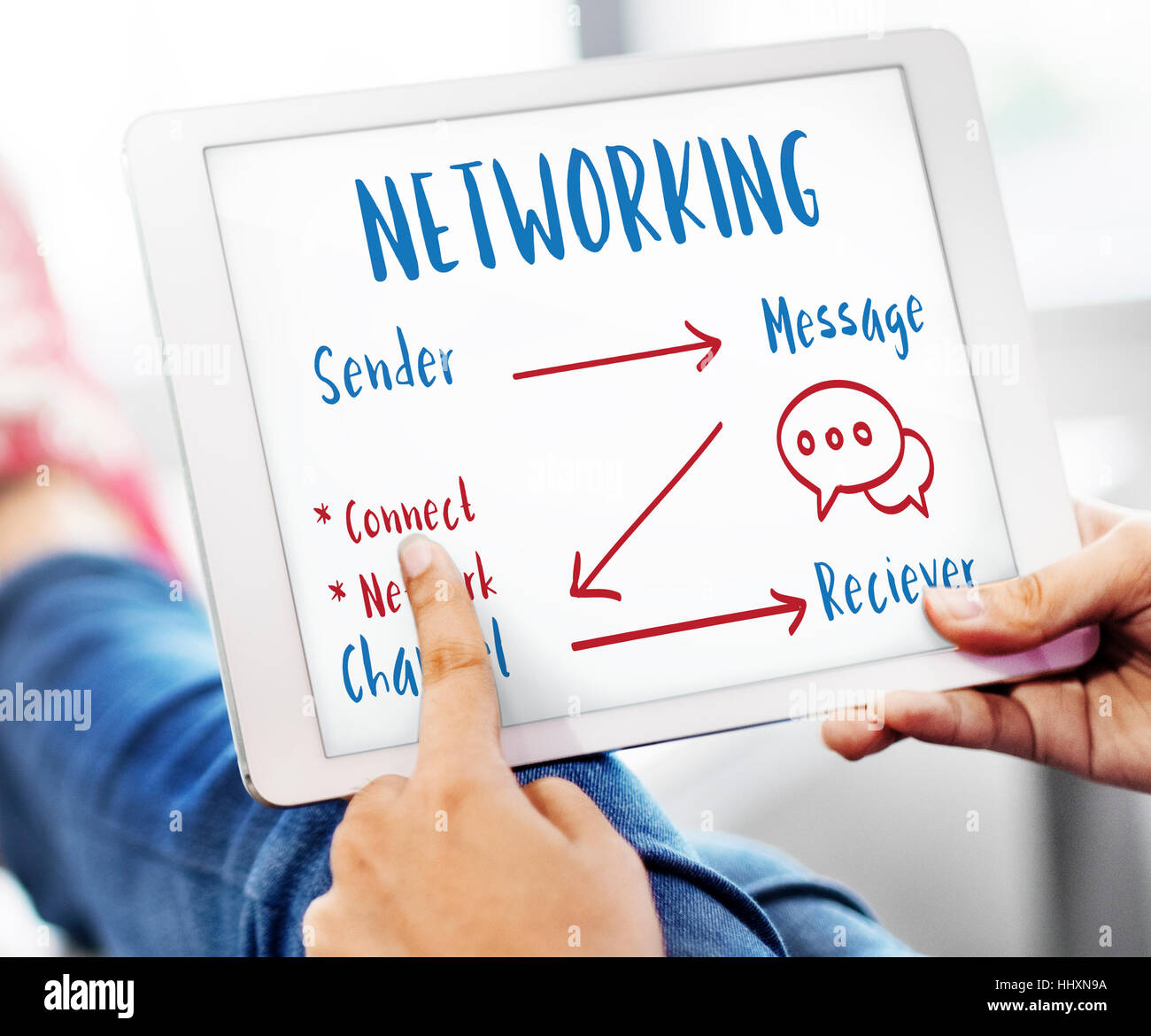 Communication Graph Networking Connection Internet Concept Stock Photo ...