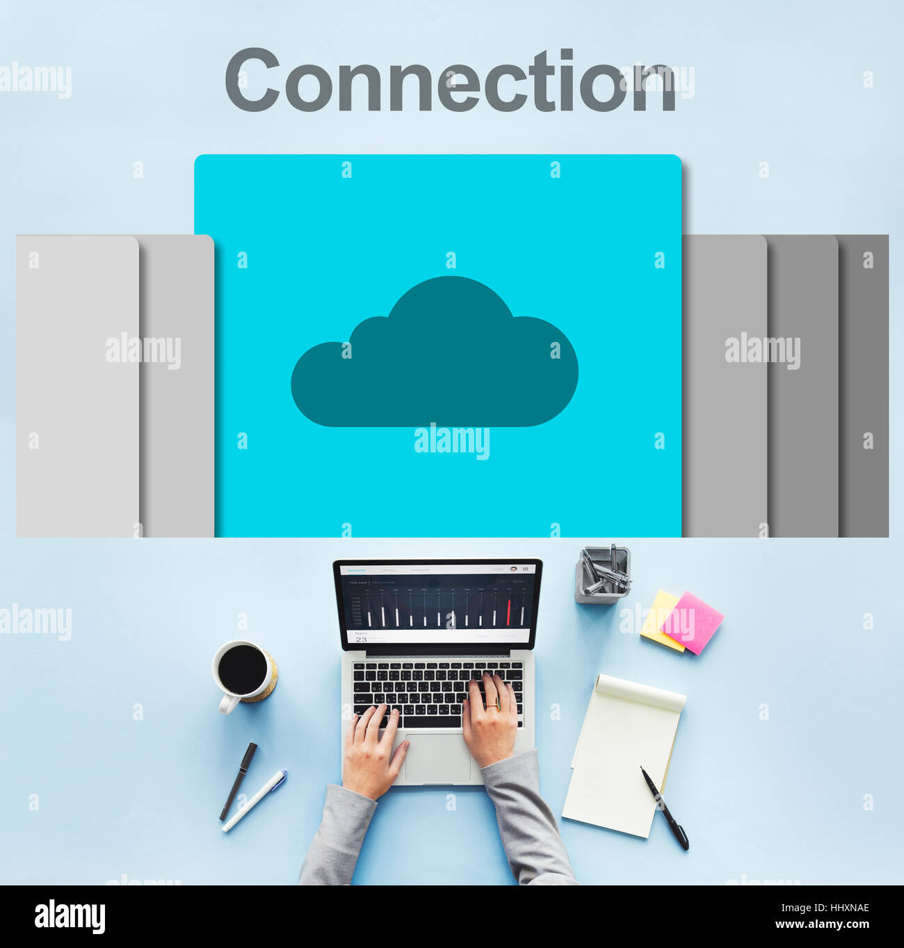 Communication Connection Cloud Network Concept Stock Photo - Alamy
