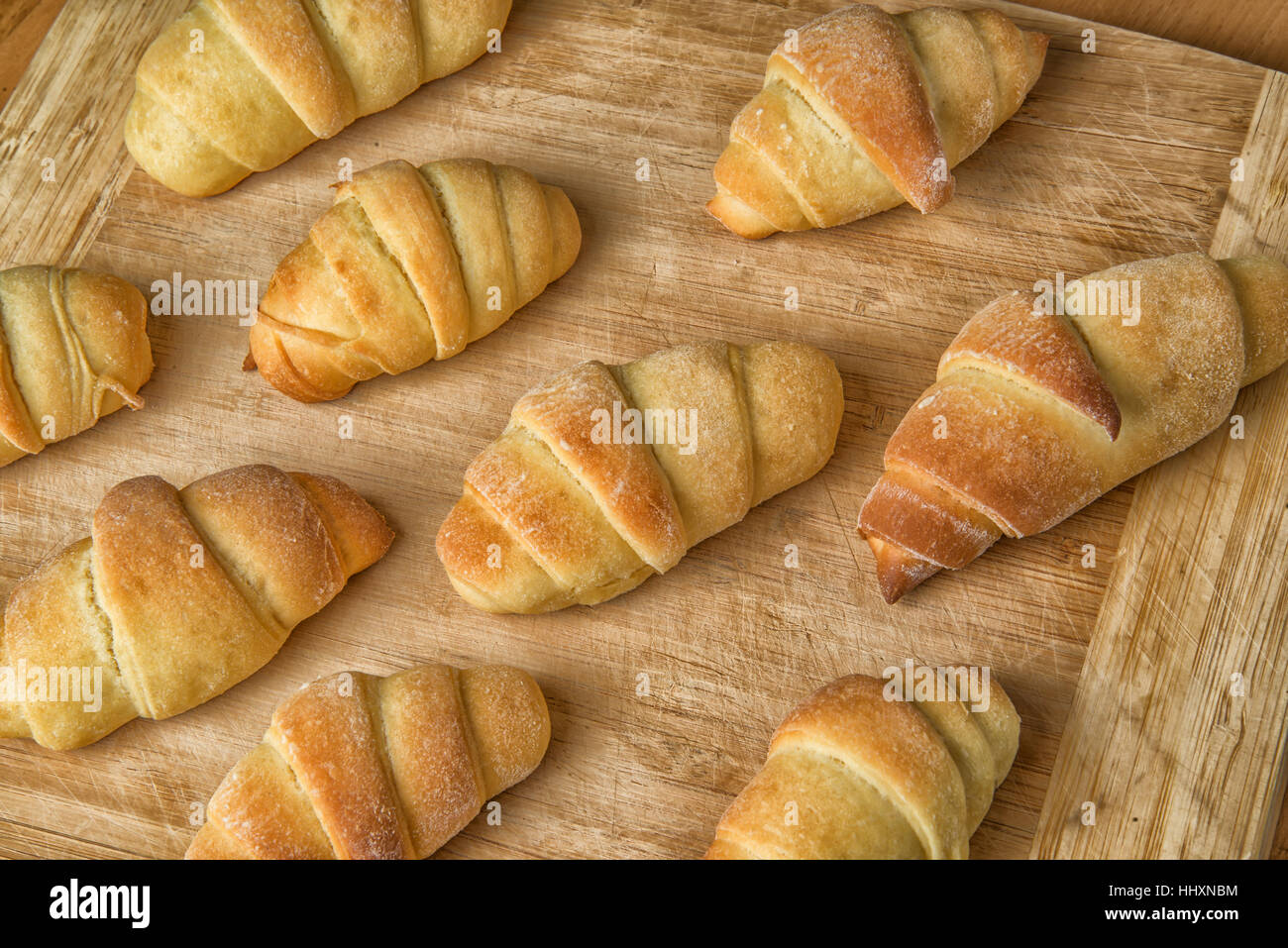Freshly baked homemade croissants hi-res stock photography and images ...