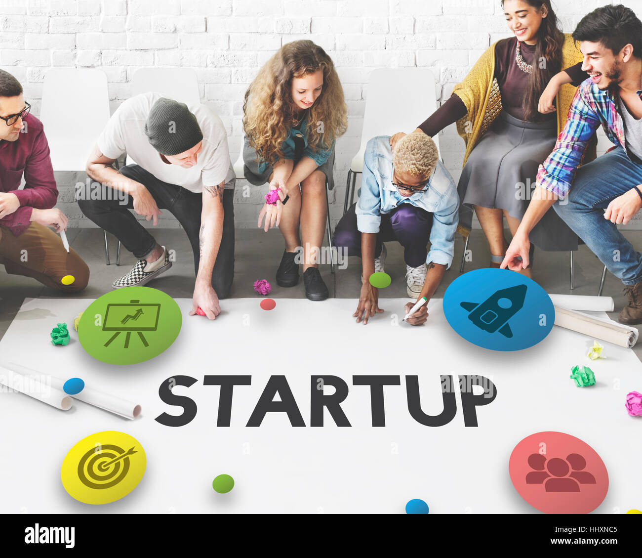 Startup Business Development Enterprise Vision Concept Stock Photo - Alamy