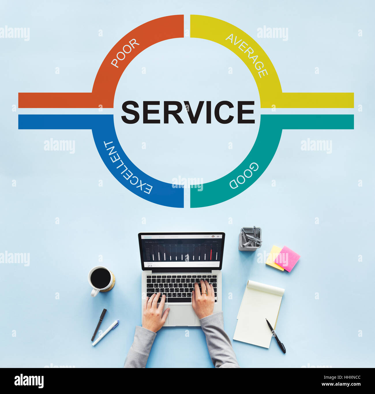 Customer Service Feedback Comment Graphic Concept Stock Photo - Alamy