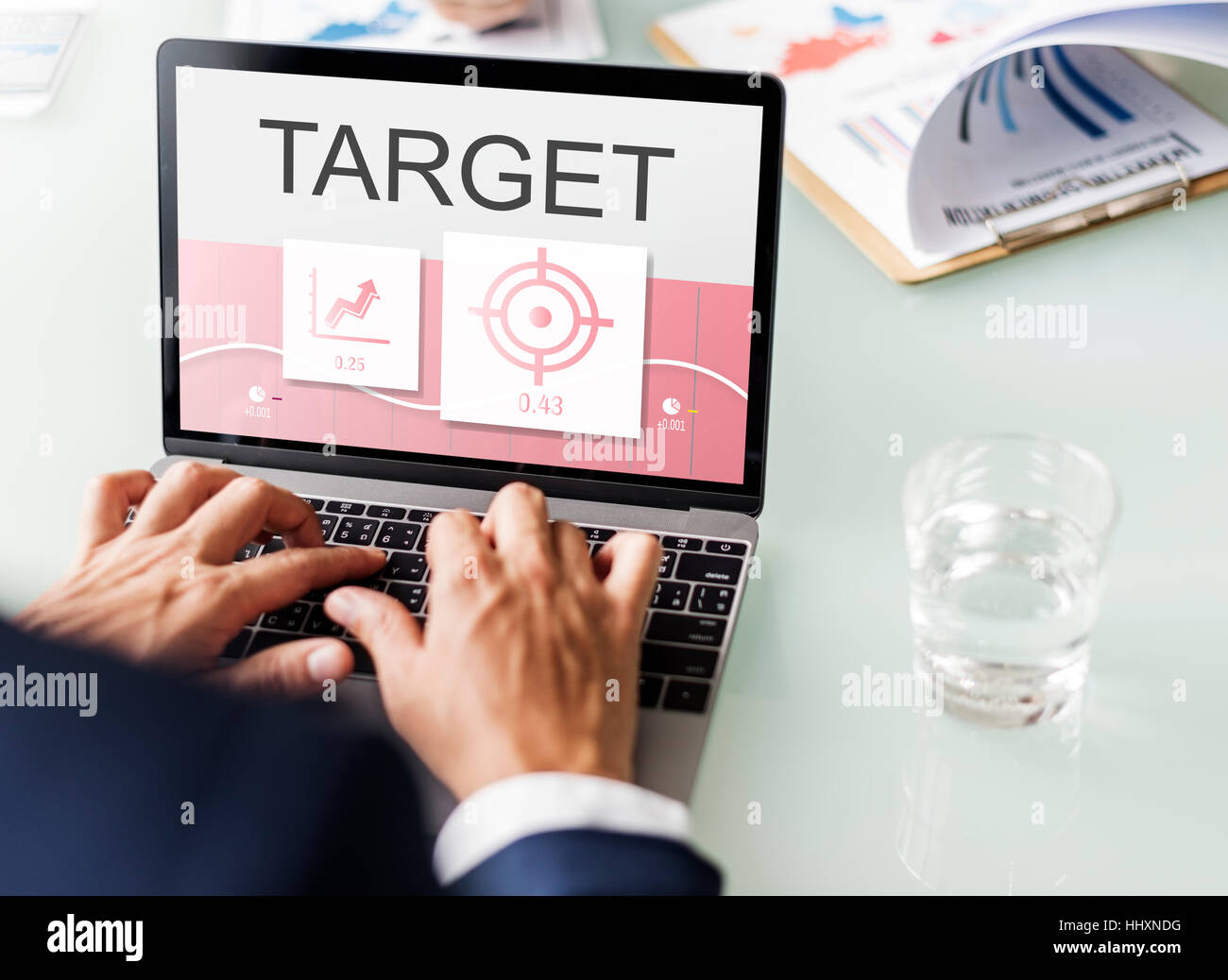 Target Aim Aspiration Goal Customer Mission Concept Stock Photo - Alamy