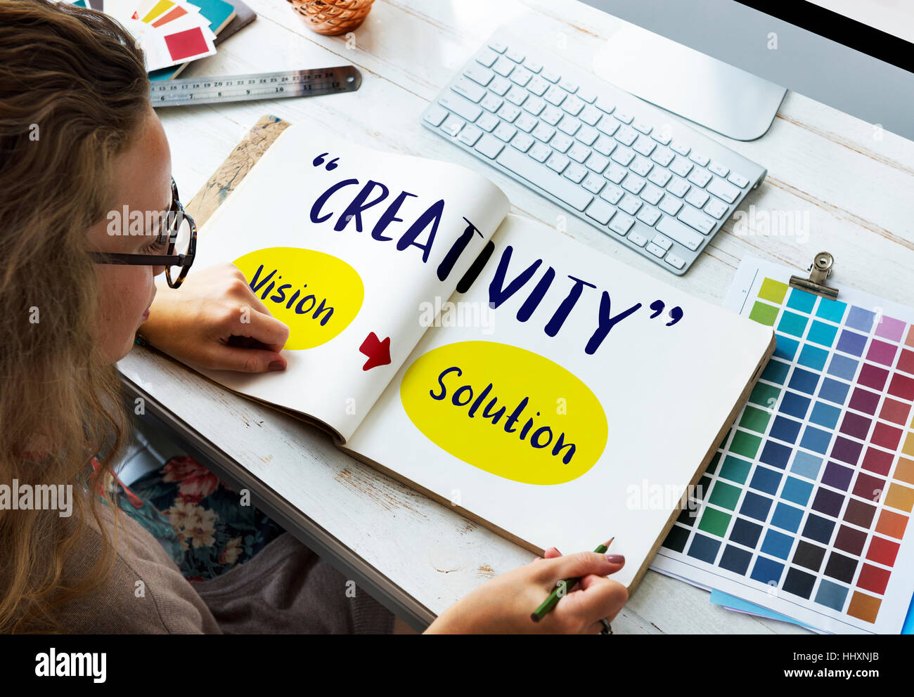 Creativity Vision Thinking Imagination Concept Stock Photo - Alamy