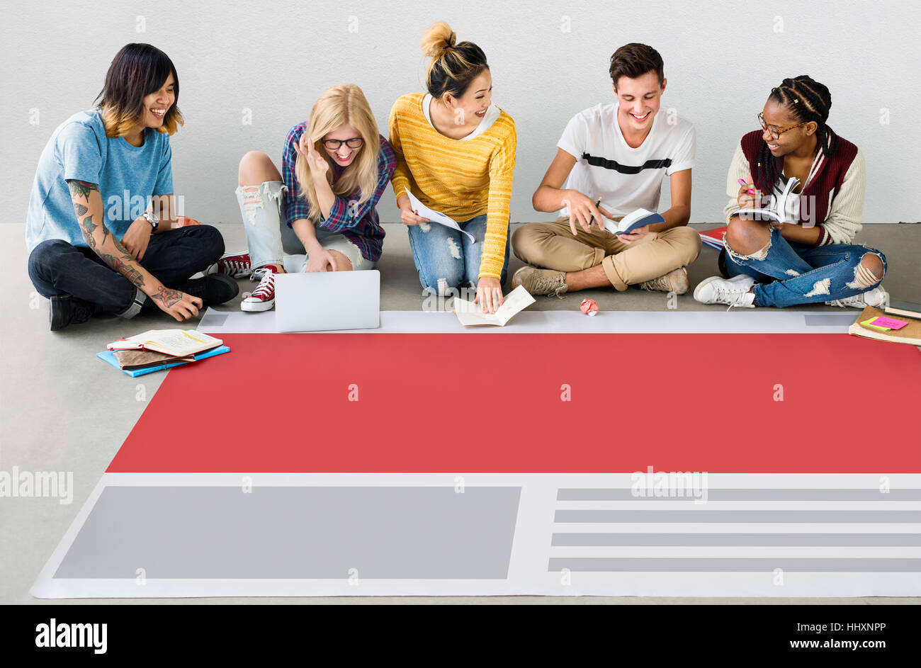 Layout Arrangement Creative Design Organization Concept Stock Photo - Alamy