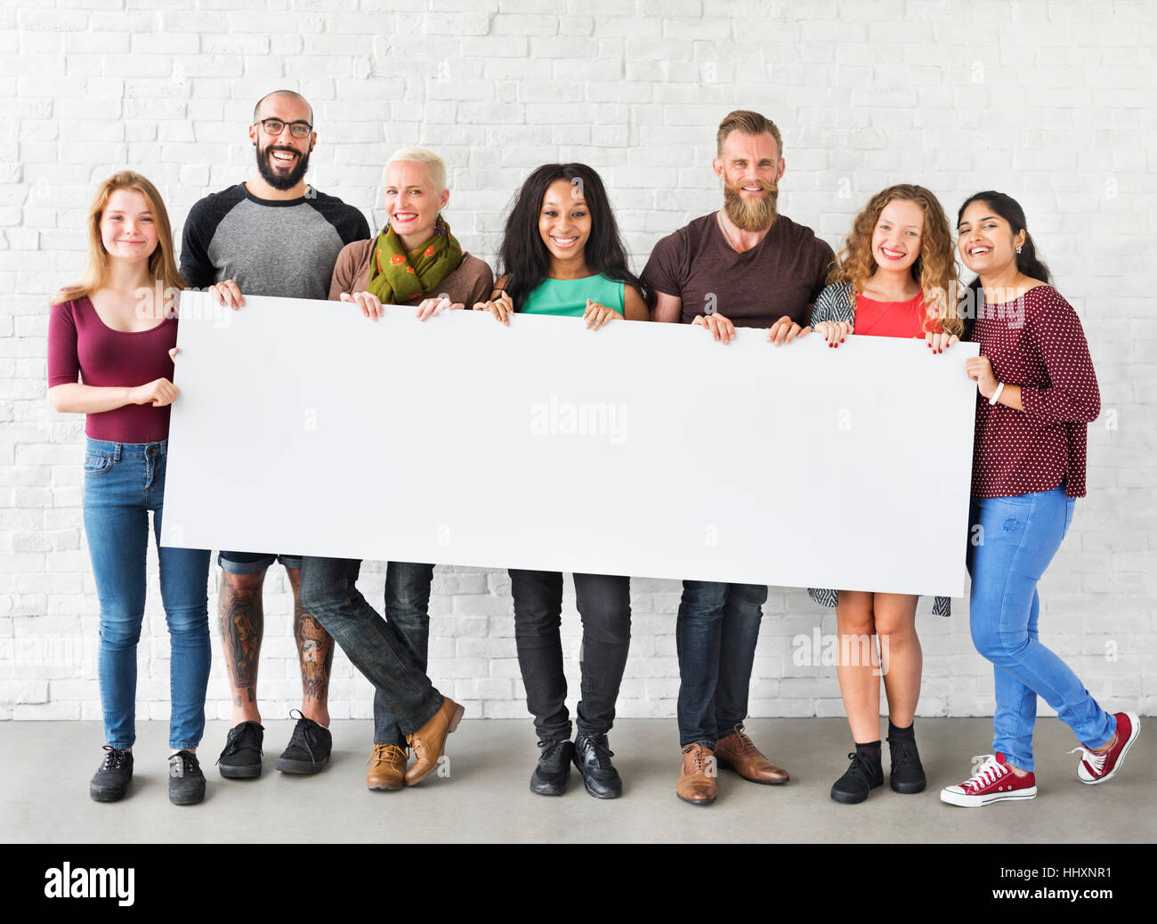 People Friendship Togetherness Copy Space Banner Concept Stock Photo ...