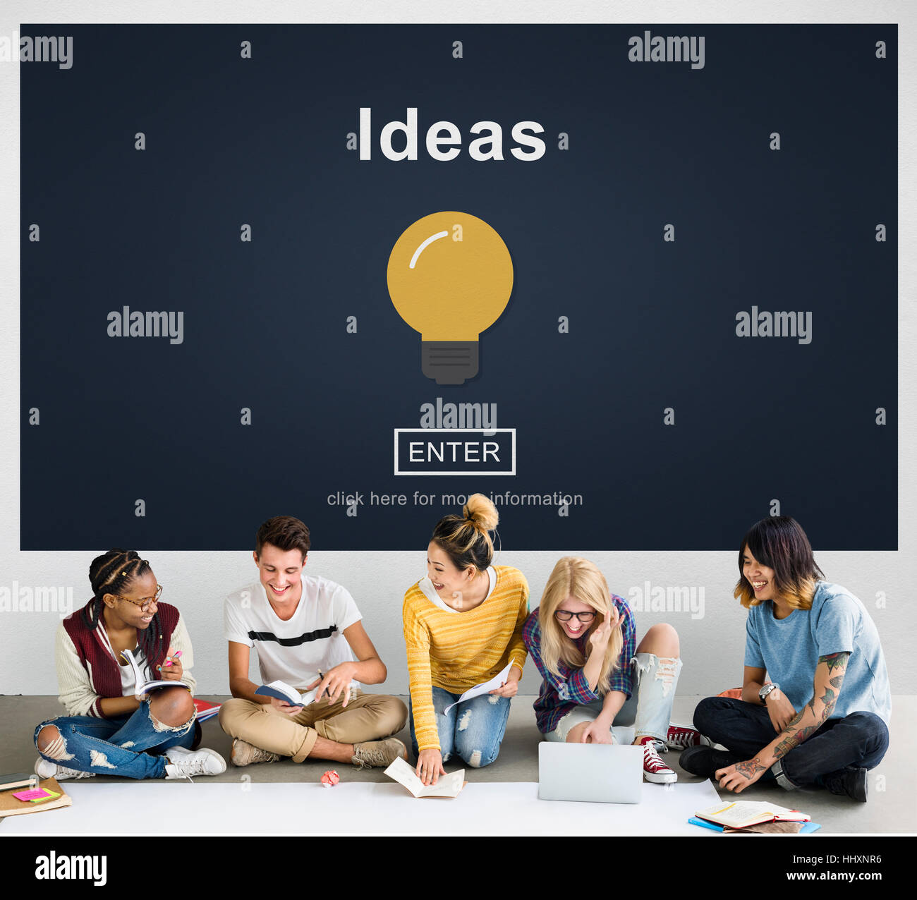 Ideas Creation Design Inspiration Vision Concept Stock Photo - Alamy