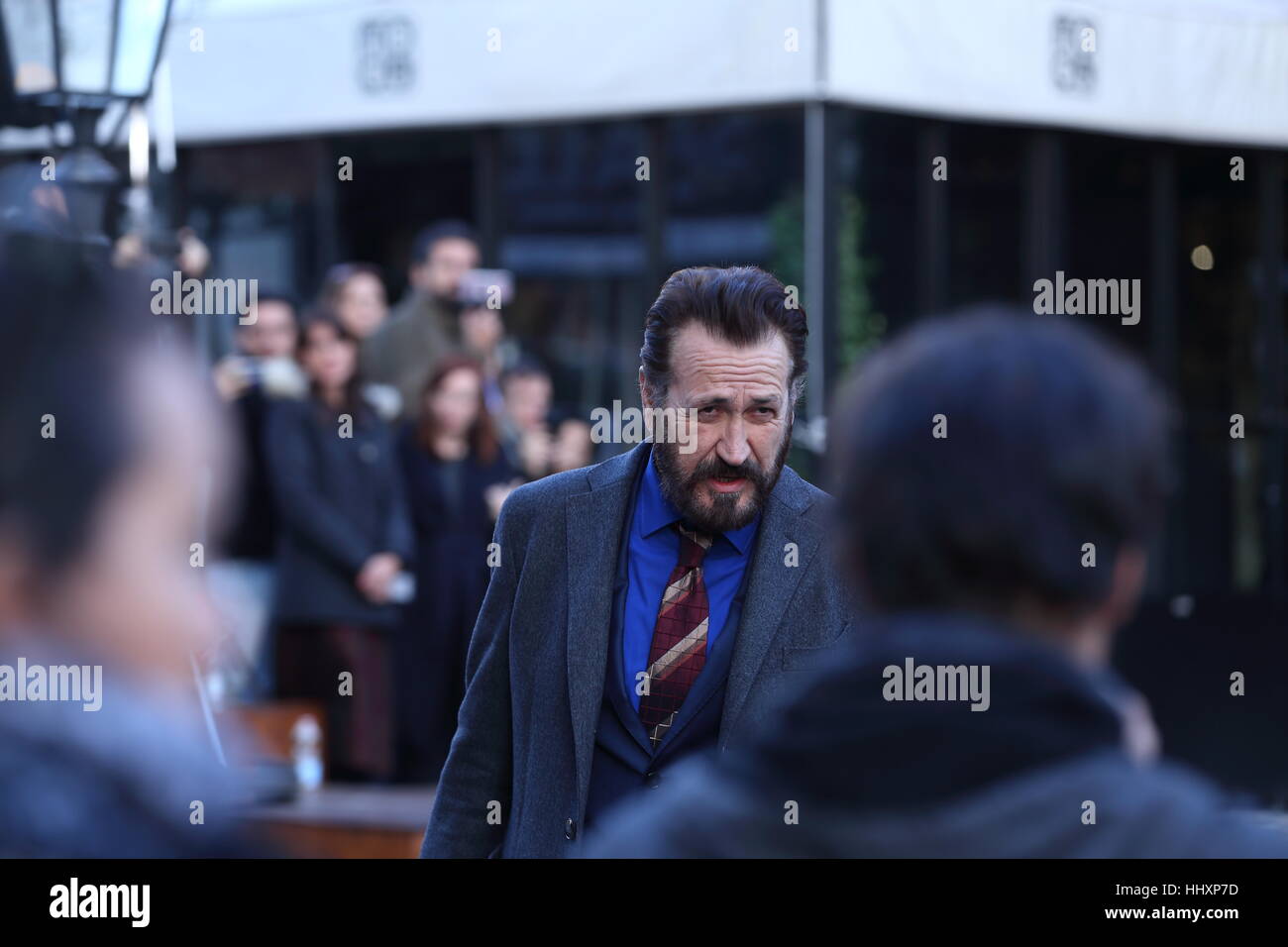 Roma, Italy. 20th Jan, 2017. Italian actor Marco Giallini during ...