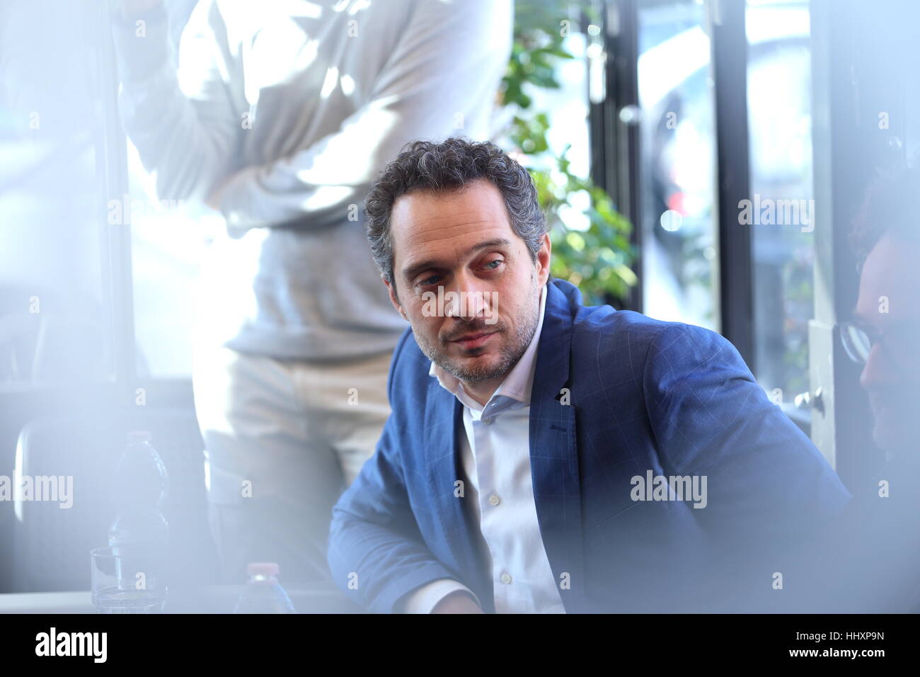 Roma, Italy. 20th Jan, 2017. Italian actor Claudio Santamaria during ...