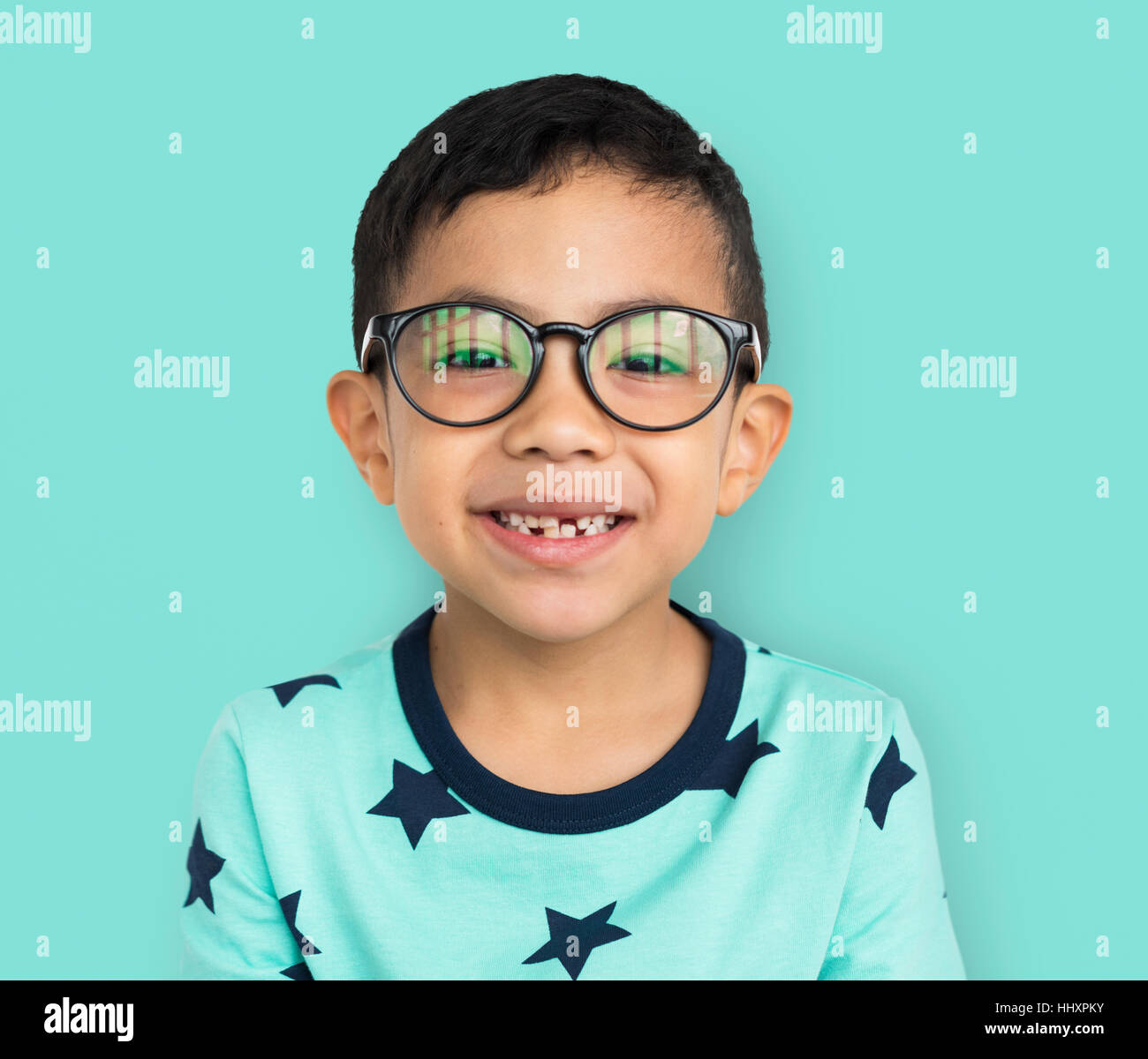 Cheerful Cute Kid Having Fun Concept Stock Photo - Alamy