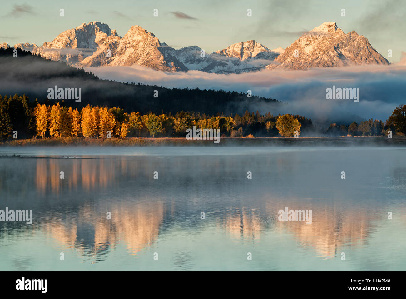 Mount moran and fall colors hi-res stock photography and images - Alamy