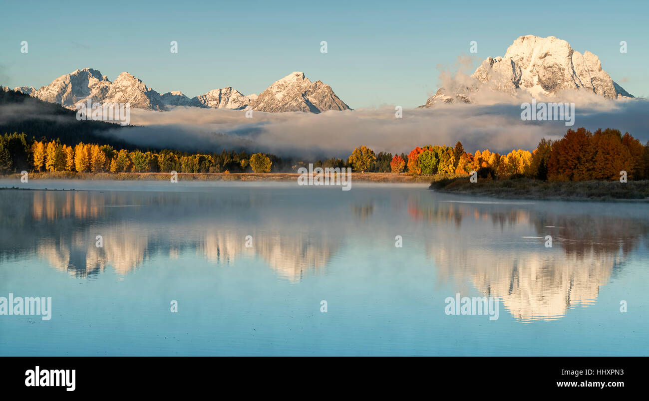 Mount moran and fall colors hi-res stock photography and images - Alamy