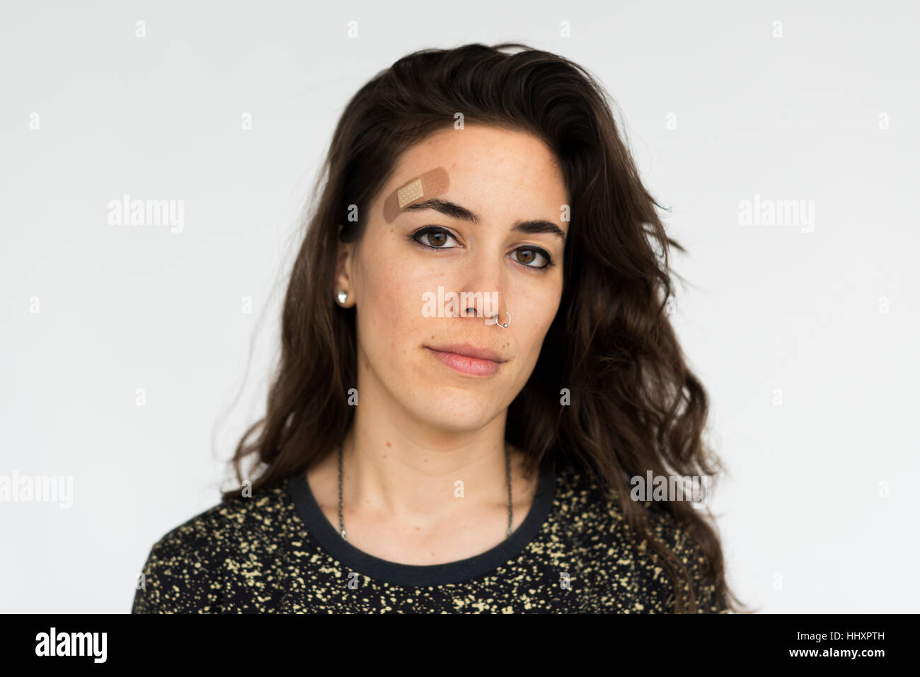 Woman Sad Studio Portrait Concept Stock Photo - Alamy