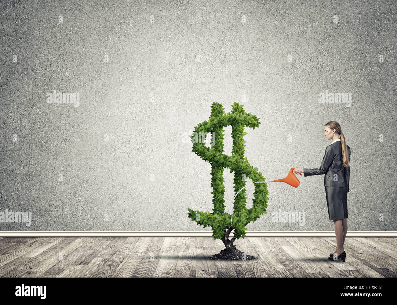 Make your money grow Stock Photo - Alamy