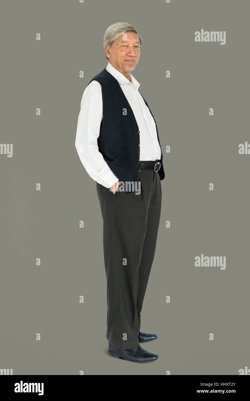 People Man Full Body Studio Shoot Concept Stock Photo - Alamy